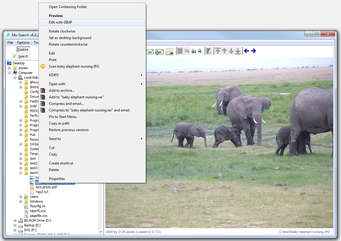 Mo-Search - Screenshots